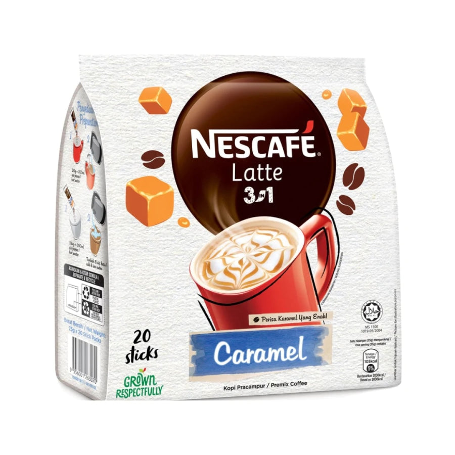 Nestle Nescafe 3 in 1 Caramel Coffee Latte - Fresh Aisle – Fresh Aisle